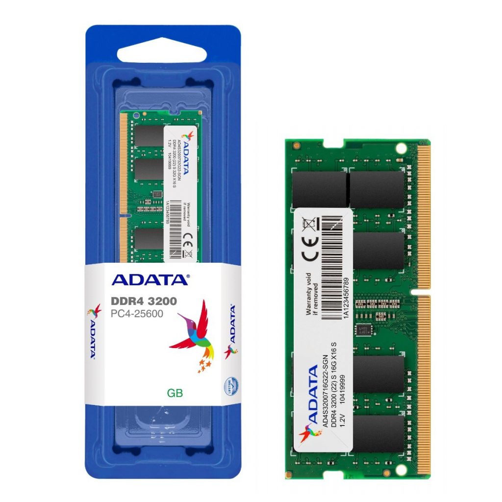 Memoria RAM 16GB DDR4 3200MHz ADATA SODIMM – CNAVA
