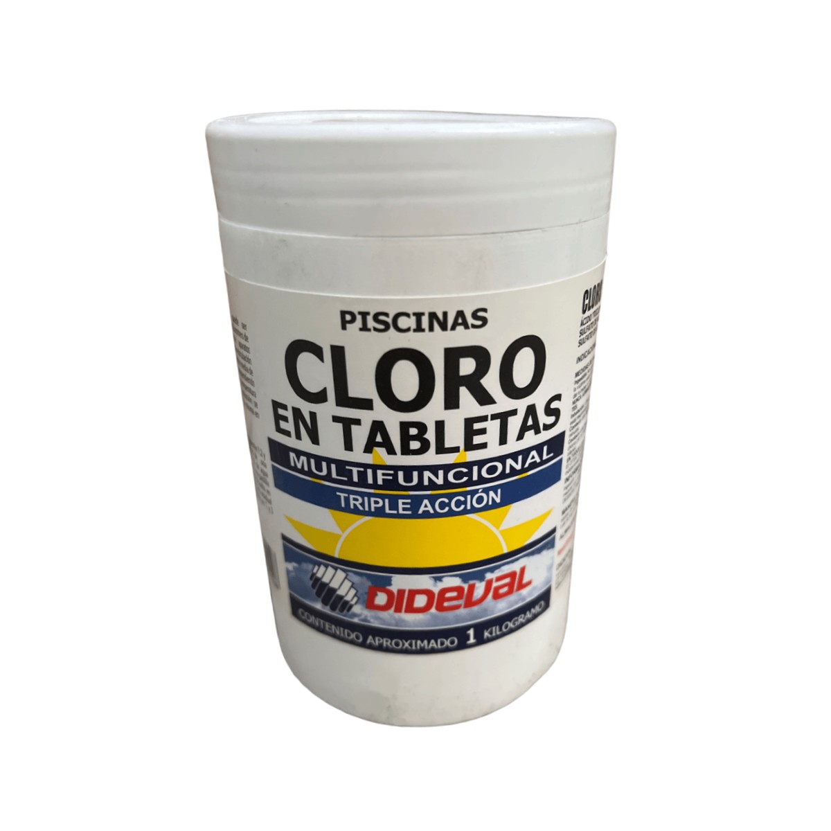 Cloro en Tabletas Triple Acción, 1 Kilo, DIDEVAL – CNAVA