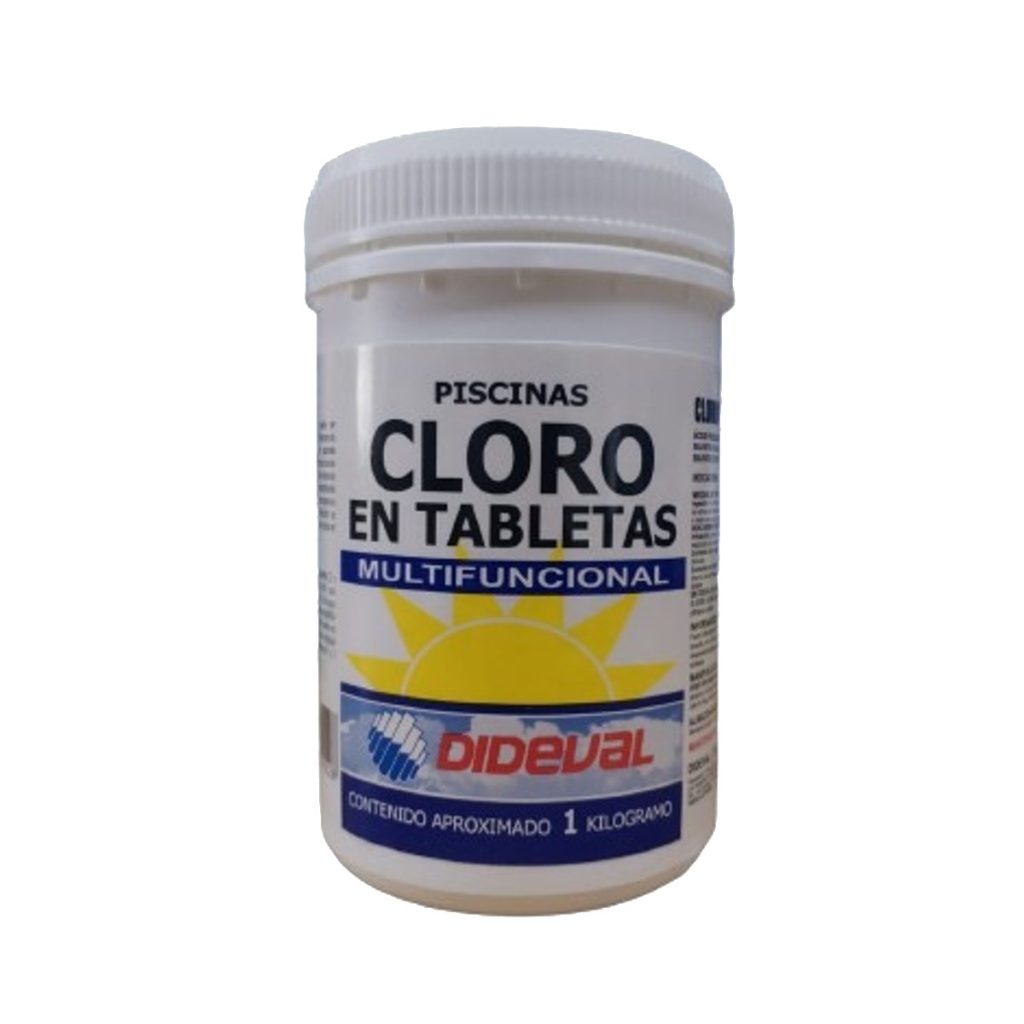 Cloro en Tabletas Multifunción, 1 Kilo, DIDEVAL – CNAVA