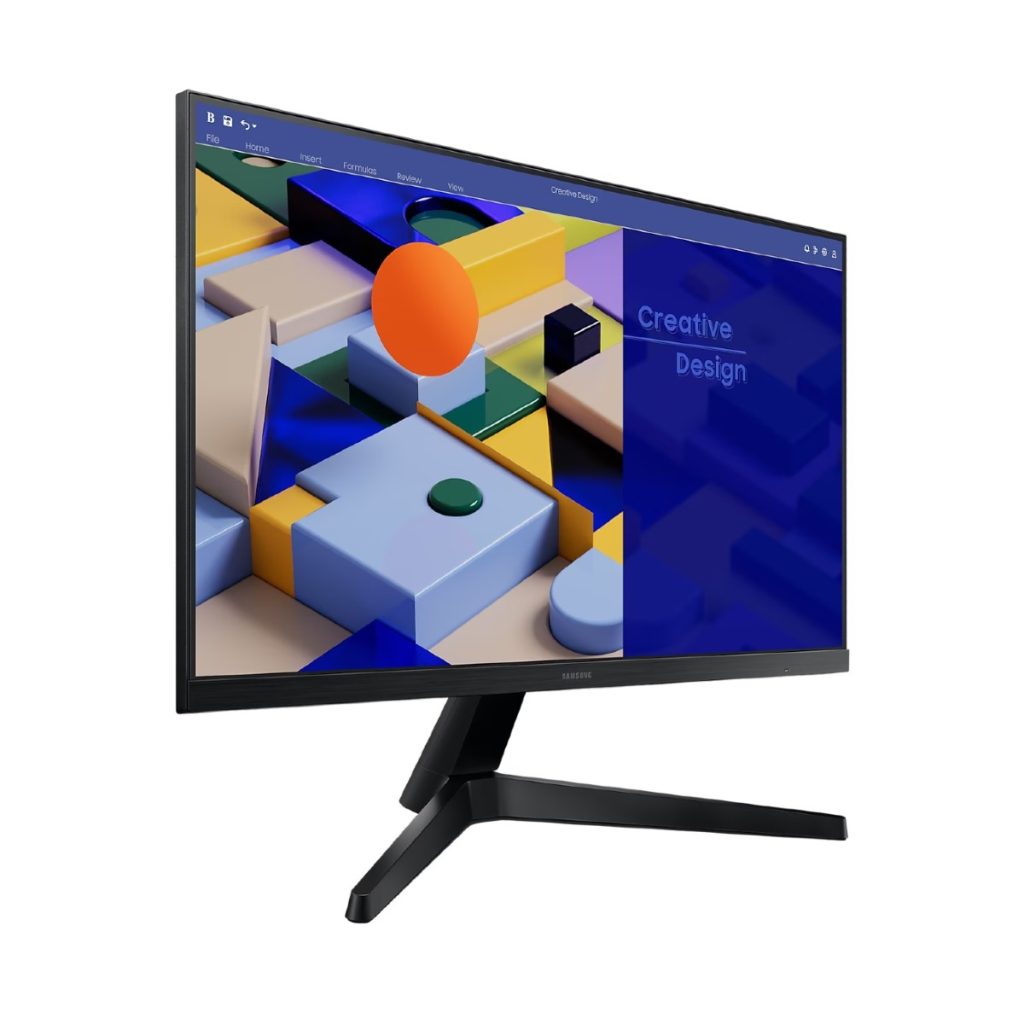 Monitor Plano Samsung 24, Panel IPS, 75Hz, 5ms, HDMI, VGA, AMD FreeSync ...