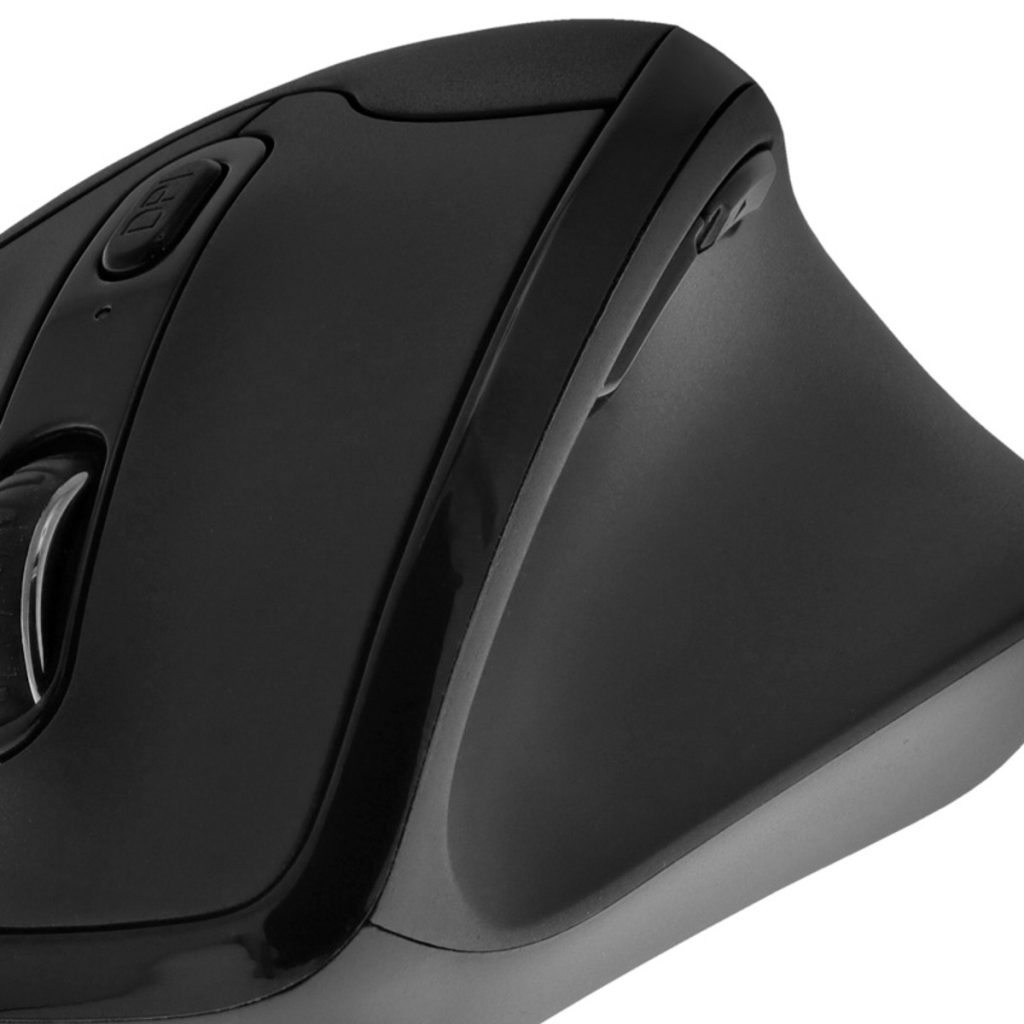 Mouse Wireless Klip Xtreme Flexor, Ultra-Ergonómico, 6 Botones, 2.4GHz ...