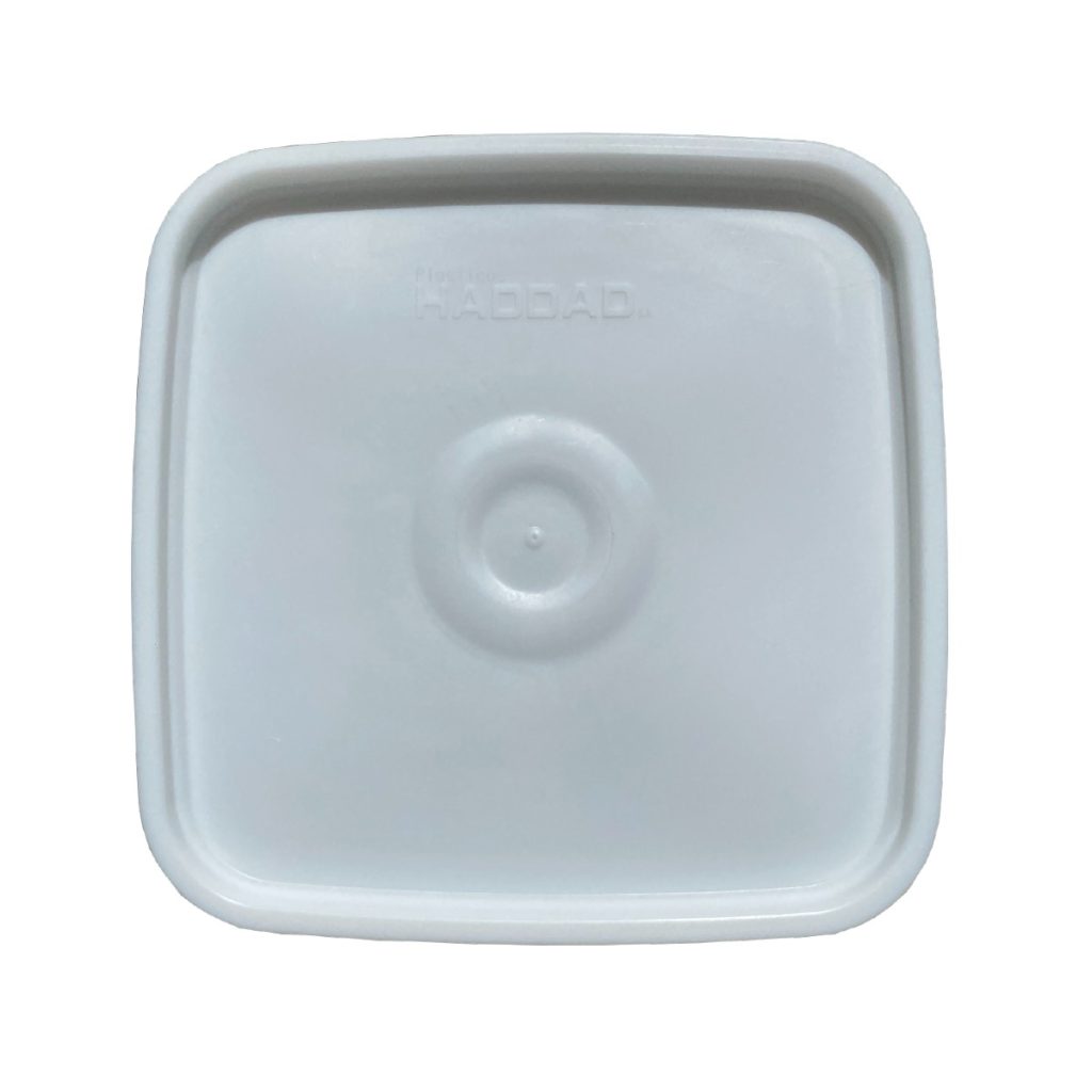 Balde Blanco 16 Litros Cuadrado, Con Tapa, Sin Mango, Sin Olor – CNAVA