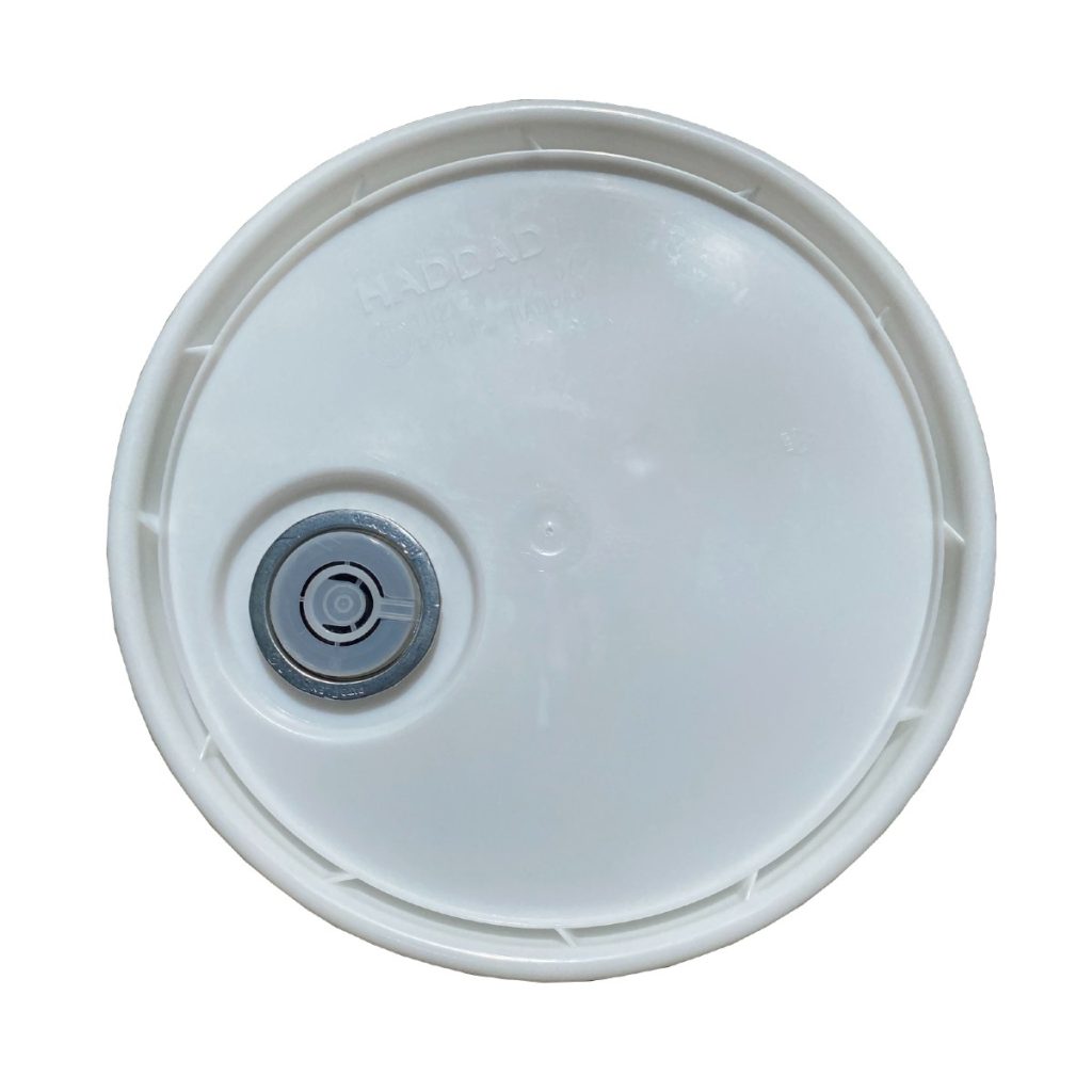 Balde Blanco Liso 20 Litros, Con Tapa, Vertedor Y Mango – CNAVA