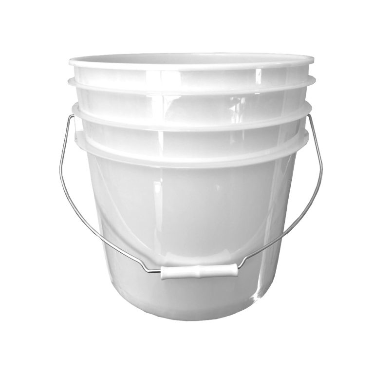 Balde Blanco Liso, Capacidad De 16 Litros, Sin Tapa, Con Mango, Sin ...