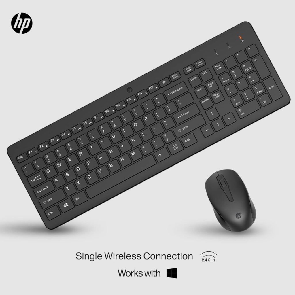 Kit Teclado y Mouse HP 330 Inalámbrico USB-A Español 2V9E6AA – CNAVA